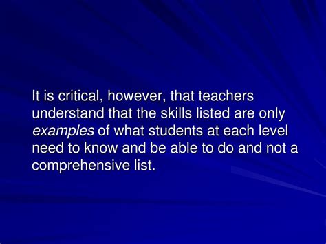 Ppt Performance Level Descriptors Powerpoint Presentation Free