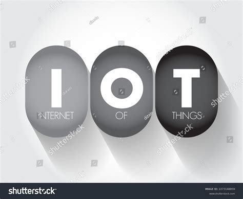Iot Internet Things Physical Objects That Stock Vector Royalty Free