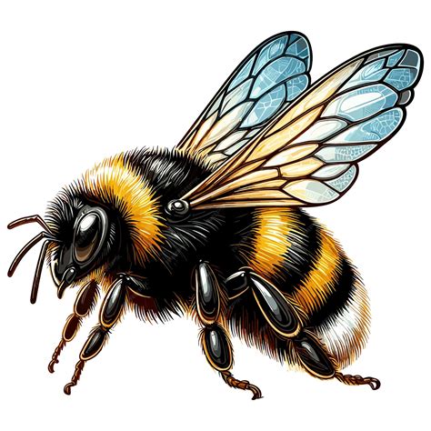 Premium Vector Cute Bumble Bee Vector Cartoon Illustration