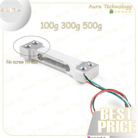 Jual Sale 100g 300g 500g 750g Load Cell Weight Sensor Arduino PENGUKUR ARUS LISTRIK PENGUKUR