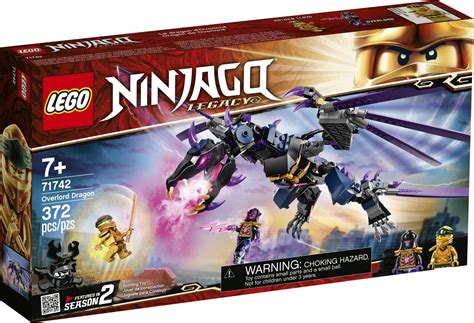Lego Ninjago Legacy Overlord Dragon Ninja Playset Building Kit Featuring Posable Dragon