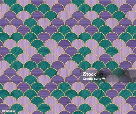 아크 원활한 패턴 그리드 모자이크 인레이 스테인드 글라스 스타일로 일러스트레이션 아르 데코 스타일 배경 화면 섬유 인쇄 타일에 대한 원활한 혼란 패턴 장식 골드 웨이브