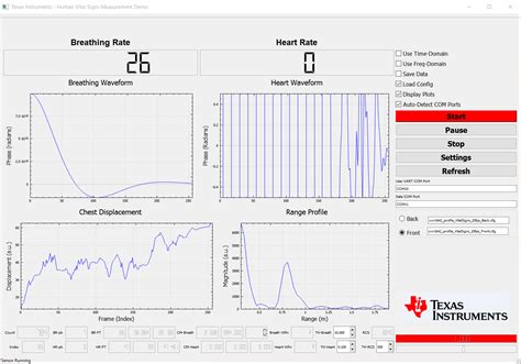 IWR1642BOOST Vital Sign Demo Is Not Working In IWR1642 Sensors Forum Sensors TI E2E