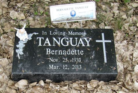 Bernadette Rose Aimee Tanguay 1933 2013 Find A Grave Memorial