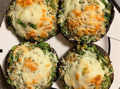 Spinach Stuffed Portobello Mushrooms Artofit