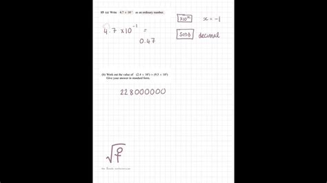 Q15 Standard Form Youtube