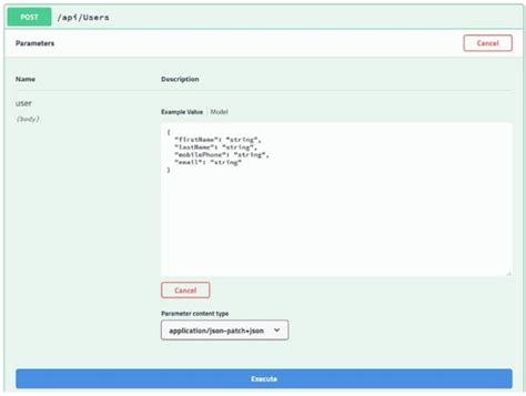 Net Core Add Example Value To Swagger Ui For Parameters Stack Overflow
