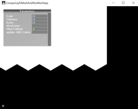 Examples To Build Manual Cinder Meshes Using Indices Positions And Colors VboMesh TriMesh