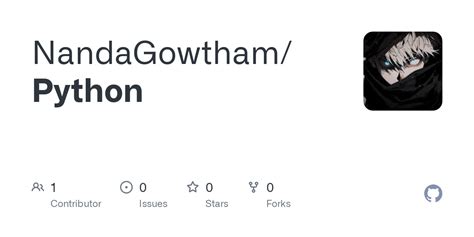 GitHub NandaGowtham Python