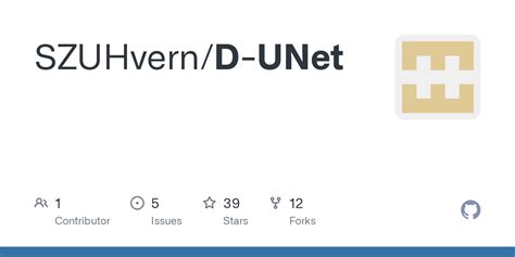 GitHub SZUHvern D UNet