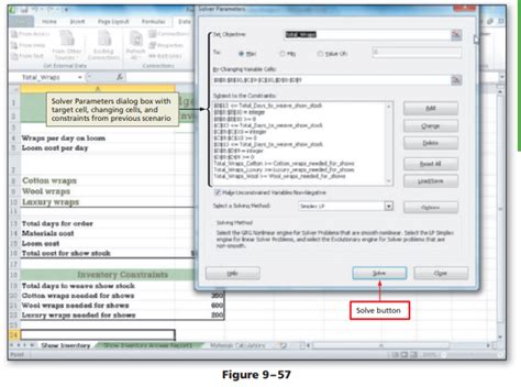 Solved Click The Solver Button Data Tab Analysis Group To Display The 1 Answer