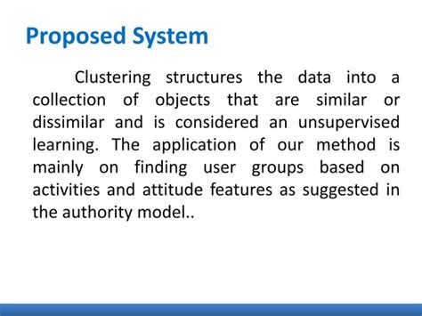 Mtech Project Social Media Community Using Optimized Algorithm By M
