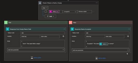 validate if a json property is not an empty string in logic app