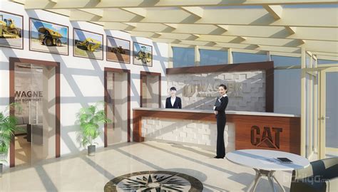 Вагнер Ази Тоног Төхөөрөмж ХХК ийн Лобби заалны дизайн