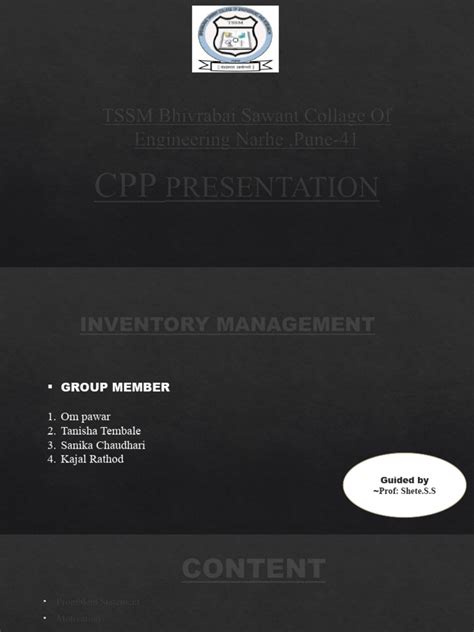 final cpp project 2024 pdf inventory databases