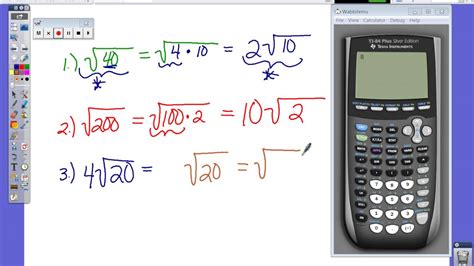 Simplifying Irrational Square Roots Youtube