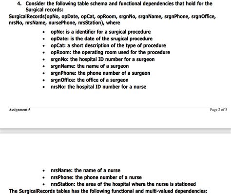 Solved 1 Consider The Following Table Schemas And