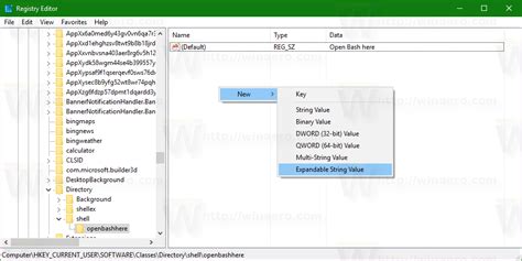 Add Bash Context Menu In Windows 10