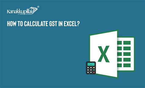How To Calculate Gst In Excel