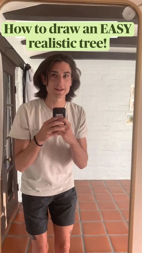 How To Draw An EASY Realistic Tree Drawing Challenge Drawings Pen Art Drawings