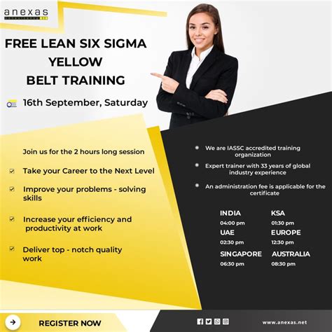 Lean Six Sigma Jobs On Linkedin Anexas Leansixsigma Yellowbelt Free Workshop