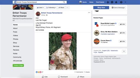 Sacha Van Leeuwen On Linkedin The Fallen On Facebook Online War Commemoration In The Uk