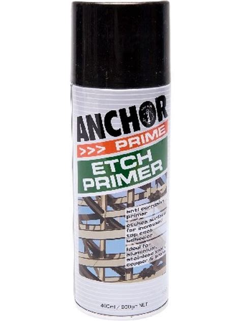 Buy Anchor Bond Touch Up Aerosol Spray Paint Etch Primer Black G Online Rolan Australia