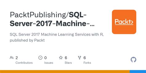 Github Packtpublishingsql Server 2017 Machine Learning Services With