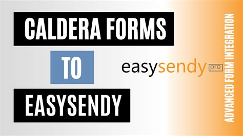 how to integrate caldera forms to emailoctopus easily advanced form