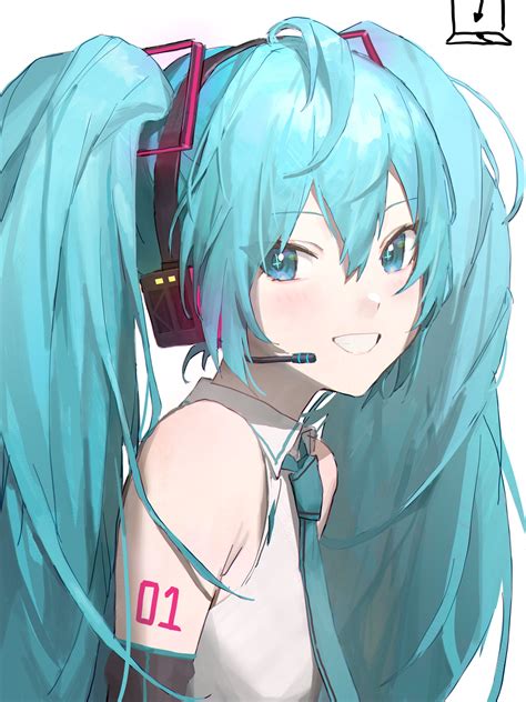 Miku Hatsune Logknn Vocaloid Вокалоид Вокалойд Anime Artist