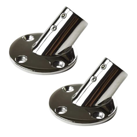 Marine City Casting Boat Hand Railing Fittings Round Base 45 Degree