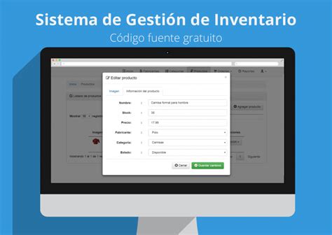 Sistema De Gestión De Inventario Con Php Sistemas Web