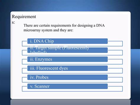 Dna Microarray Dna Chips Pptx