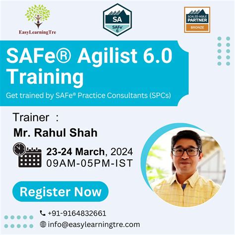 Easylearningtre On Linkedin Safe Agile Certification Professionaldevelopment Spc…