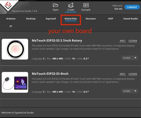 run lvgl on matouch with squareline ide 6 steps instructables
