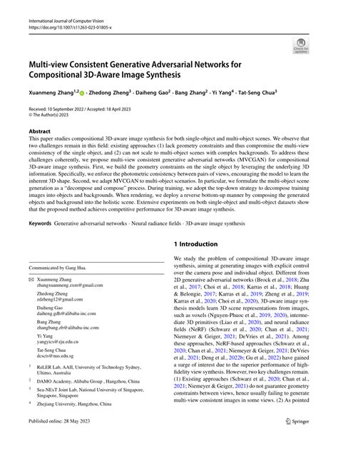 pdf multi view consistent generative adversarial networks for