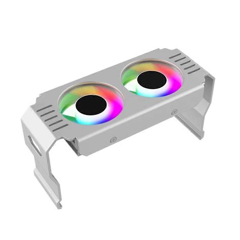 Computer Ram Memory Module Cooler Pc Ddr4 Ddr5 Overlock Dual Argb Sync Pwm Fans Aluminium Rgb