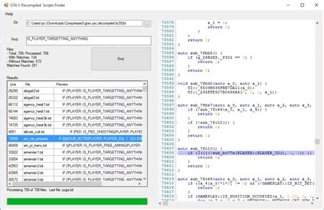 Gta V Decompiled Scripts Finder V 10 Gta 5 Mod