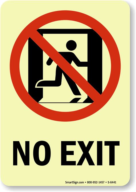 Not An Exit Signs