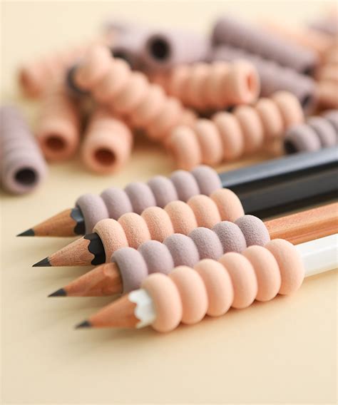 [3세트 가격]애니캐넌 Eva 연필 애플펜슬 그립 파스텔 홀더 커버 애벌레 보호캡 아이패드 에이블리