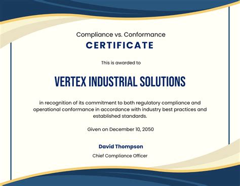 Free Printable Conformance Certificate Templates To Customize Online