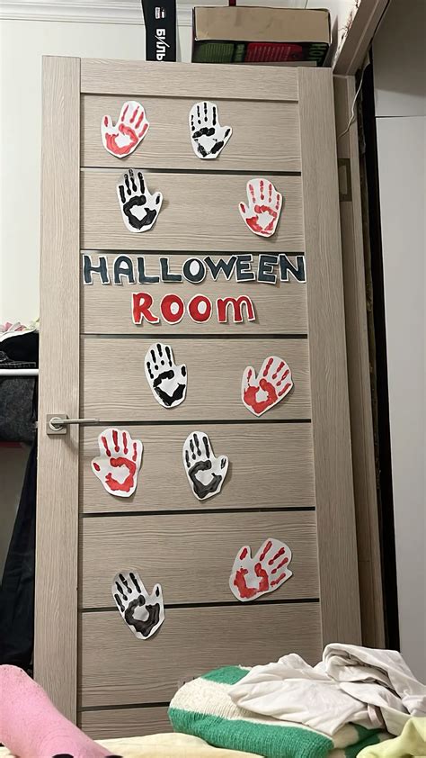 дверь на хеллоуин Американские украшения Декор на хэллоуин Хэллоуин развлечения