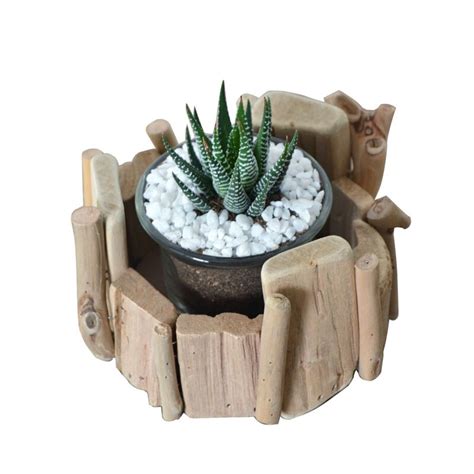 Уникальный Ретро пасторальный ручной работы деревянный небольшой забор цветочный горшок