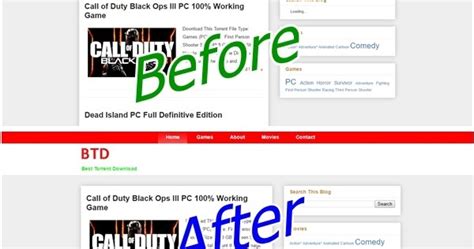 bug how to shift blogger navigation tabs to the top of page
