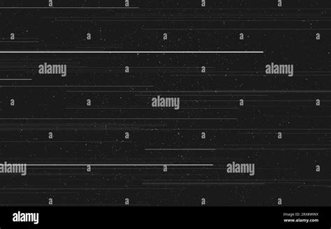 Glitch Retro Horizontal White Lines Grain Effect On Dark Backdrop Random Distorted Shapes