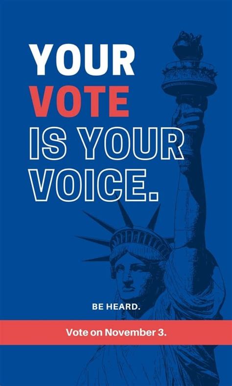 Free And Customizable Vote Templates