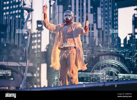 Milan Italy 27th July 2023 The Weeknd Is Performing Live During The After Hours Til Dawn