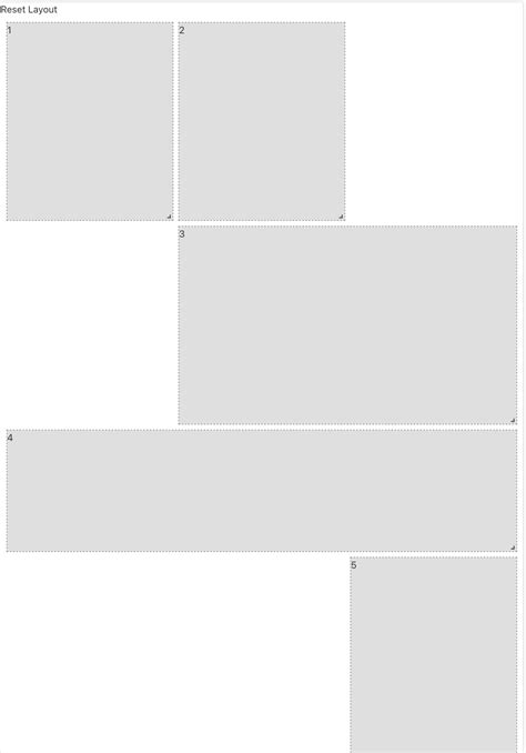 Layout Is Not Auto Aligned Responsively · Issue 1718 · React Grid