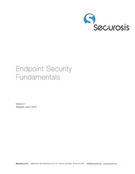 pdf endpoint security fundamentals securosis · endpoint security