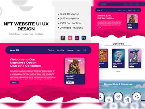 Nft Website Ui Ux Design Upwork